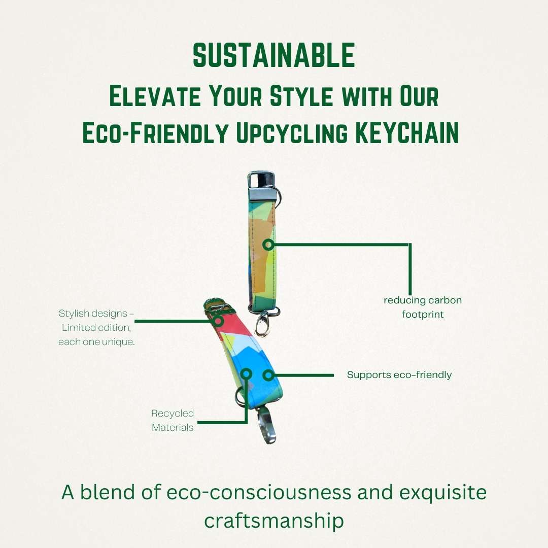 Eco-Friendly Upcycling Keychain - Hara Makers