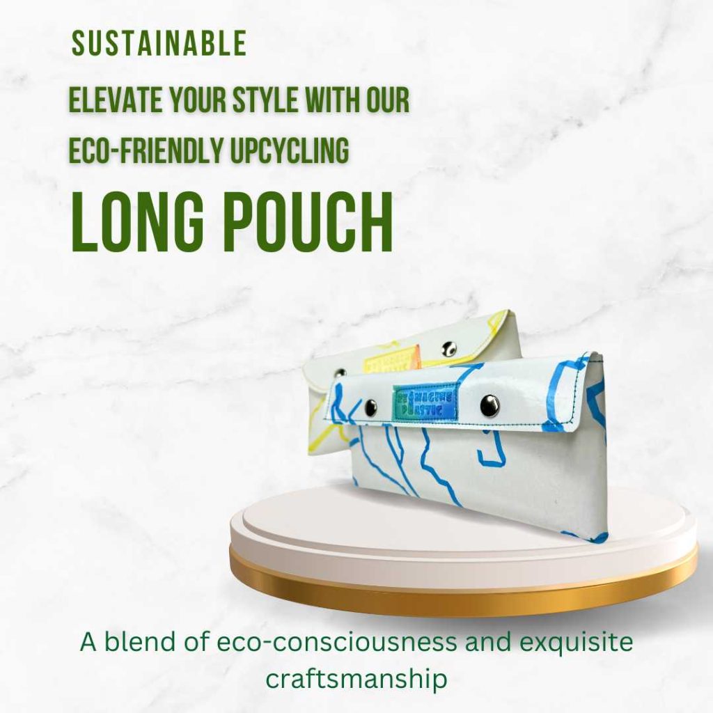 Upcycled Long Pouch Button - Hara Makers